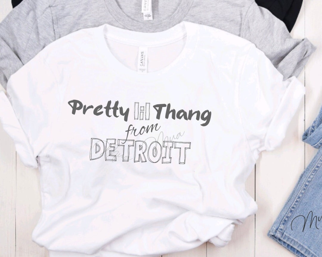 Pretty Lil Thang From Detroit Svg Png//choose You/positive - Etsy