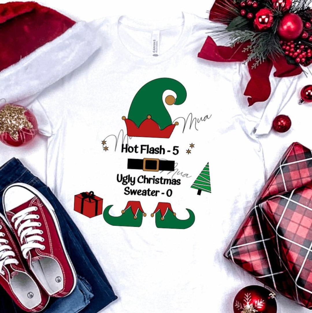 Hot Flashes 5 Ugly Christmas Sweater 0 SVG Png/christmas Shirt Svg ...