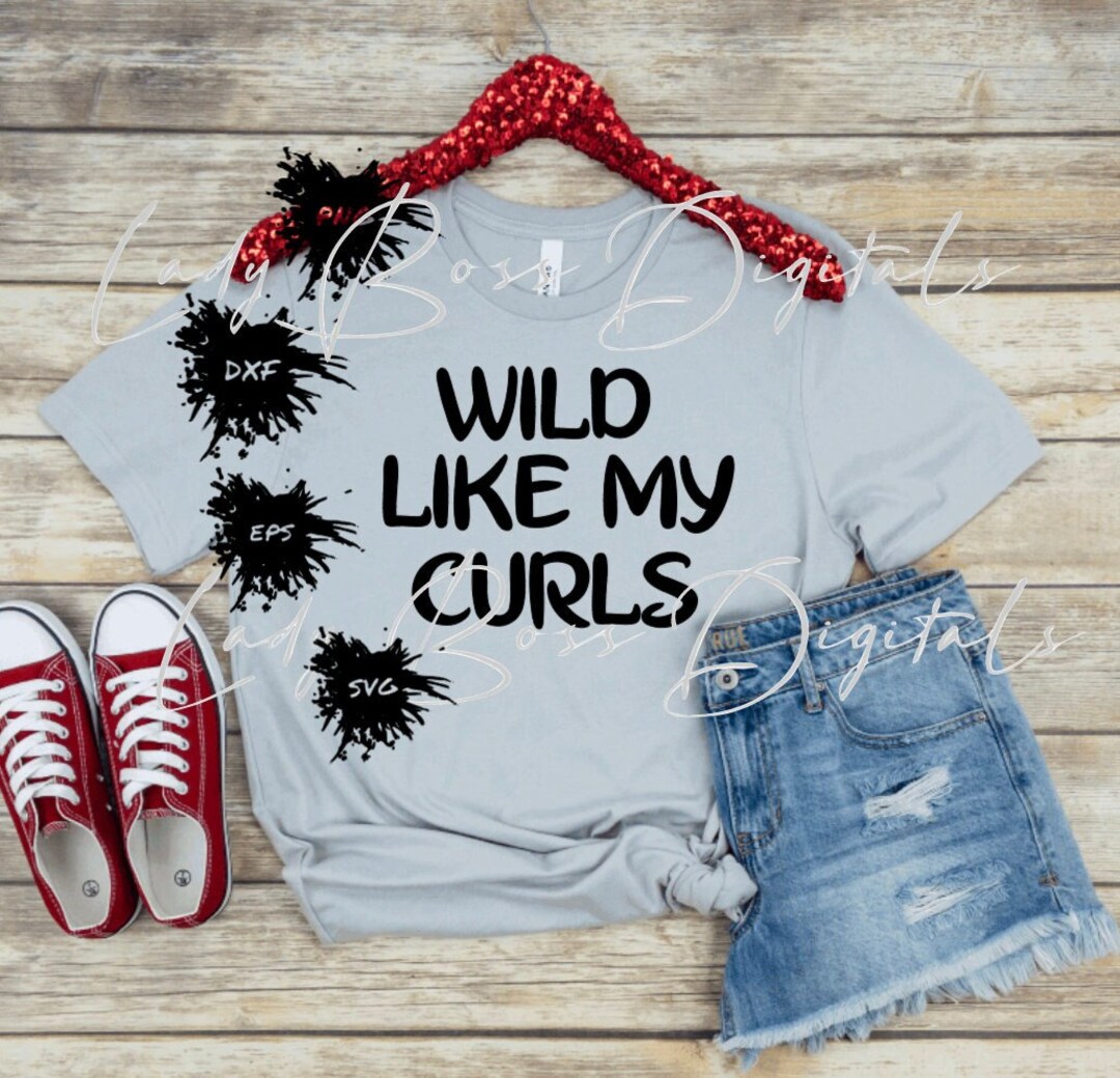 Wild Like My Curls SVG Png/i Love My Hair SVG Png/curly Hair Svg Png - Etsy