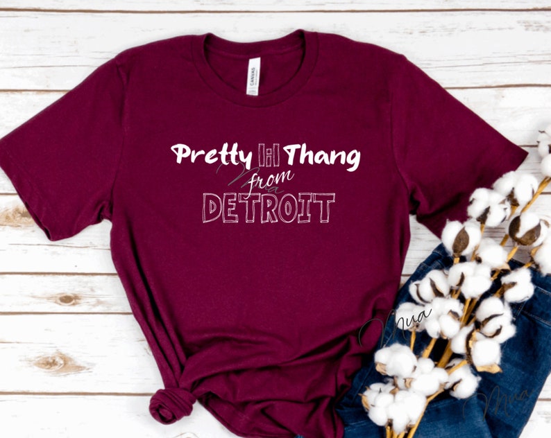 Pretty Lil Thang From Detroit Svg Png//choose You/positive - Etsy
