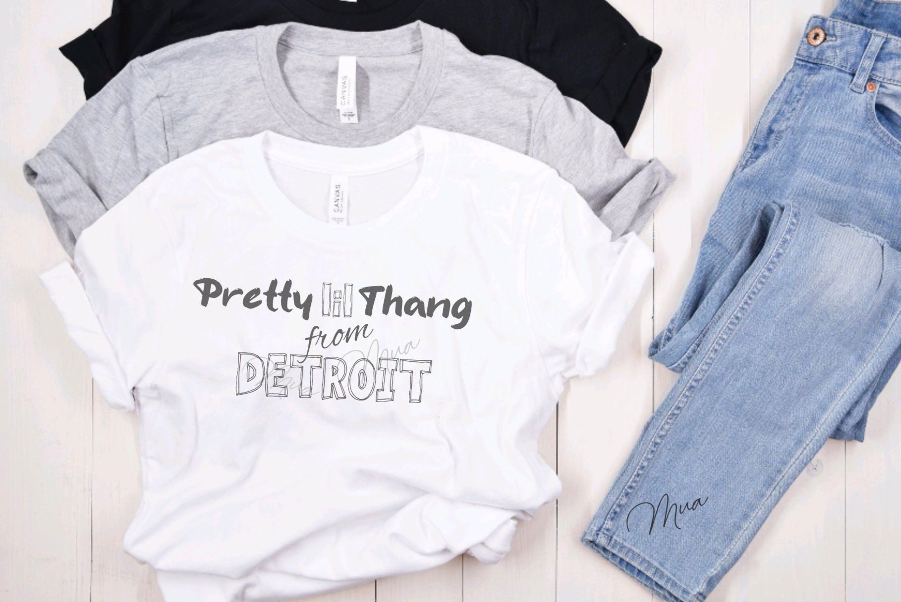 Pretty Lil Thang From Detroit Svg Png//choose You/positive - Etsy