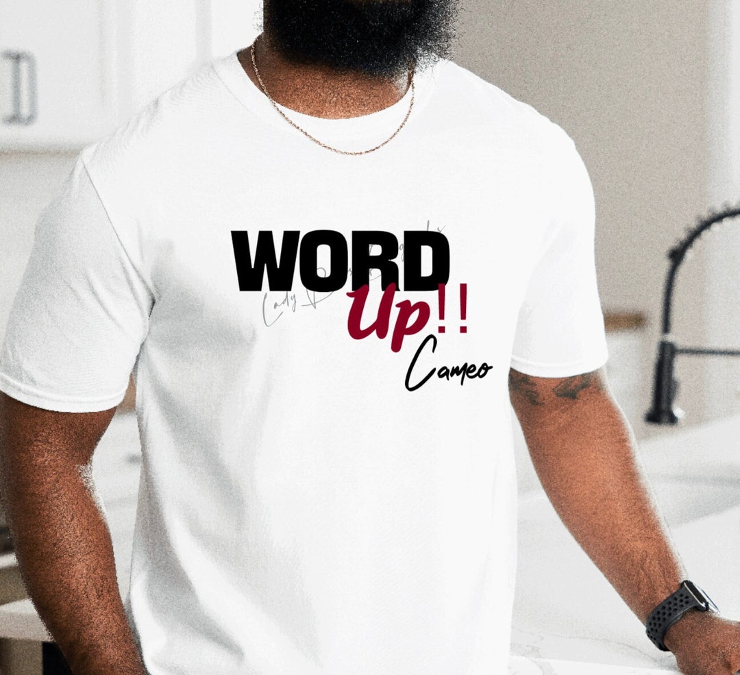 Word Up!! Cameo Music Svg Png / R&B 80's 90's Music Svg Png - Etsy