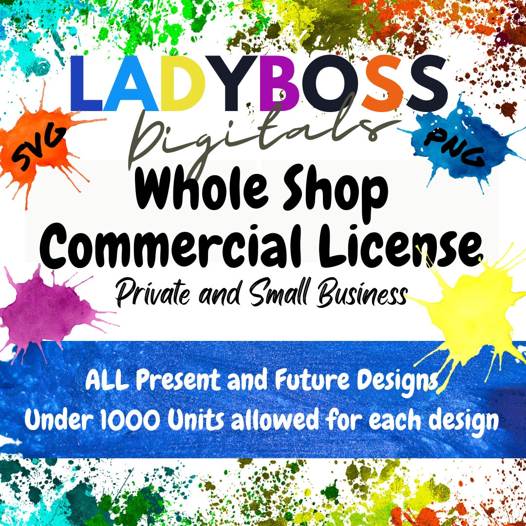 Whole Shop SVG Cut File Commercial License | Entire Shop Design SVG Png ...