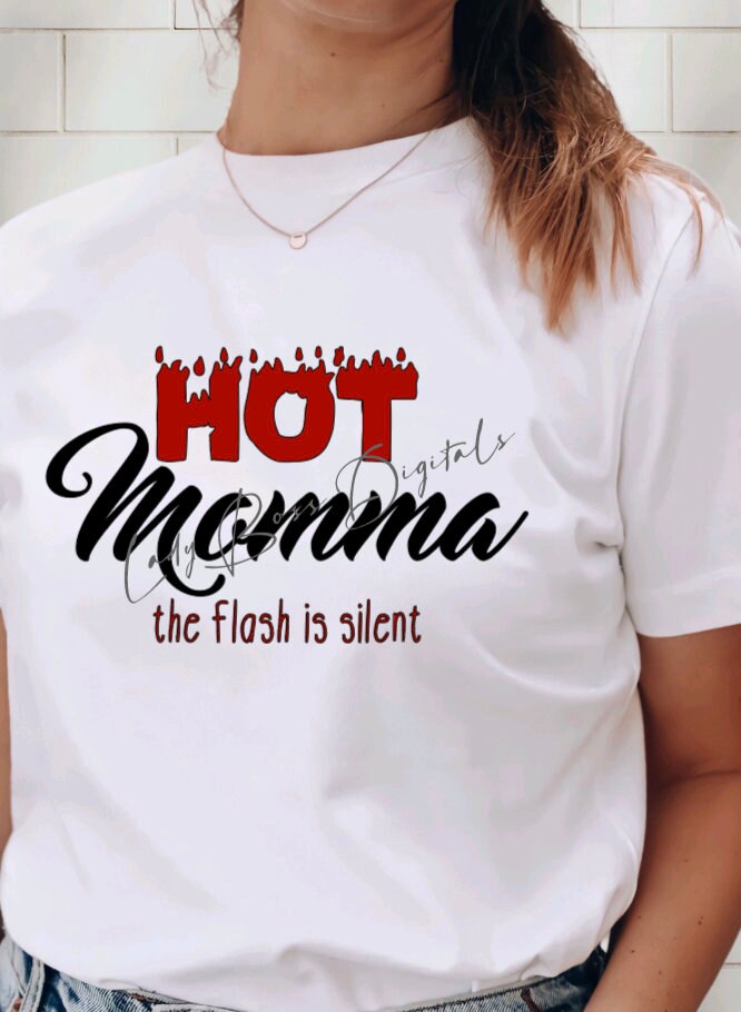 One Hot Momma the Flash is Silent SVG PNG Menopause Svg Png - Etsy