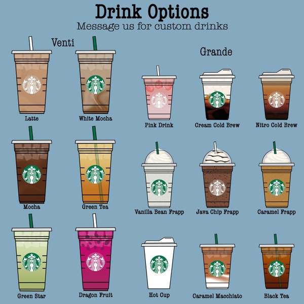 Starbucks Stickers - Etsy