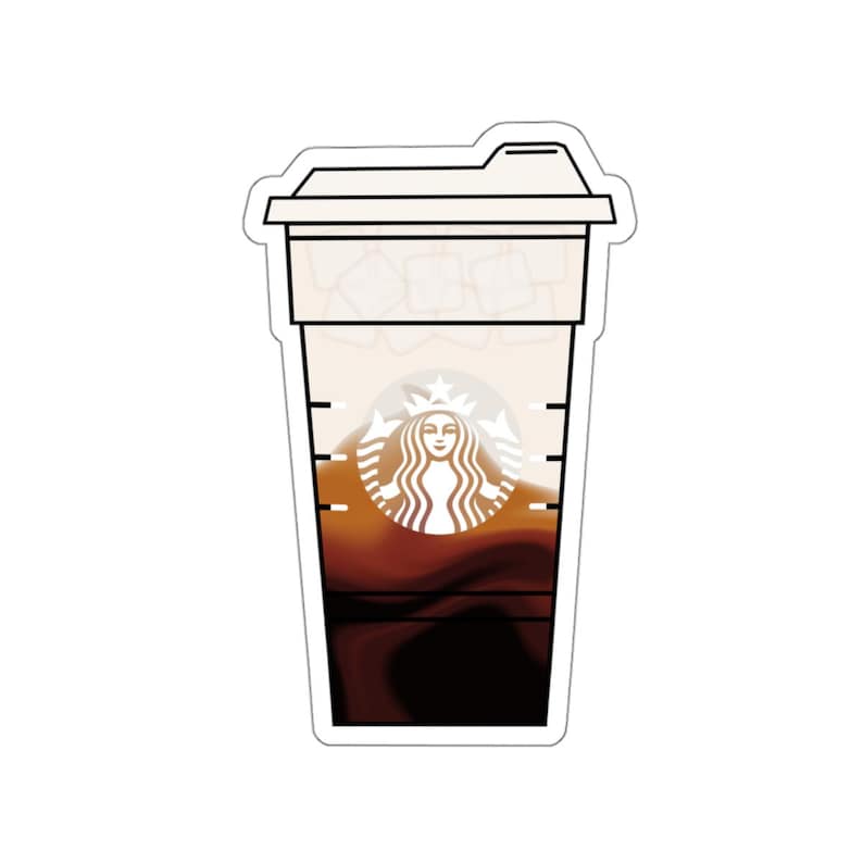 Customizable Starbucks Drink Sticker - Etsy