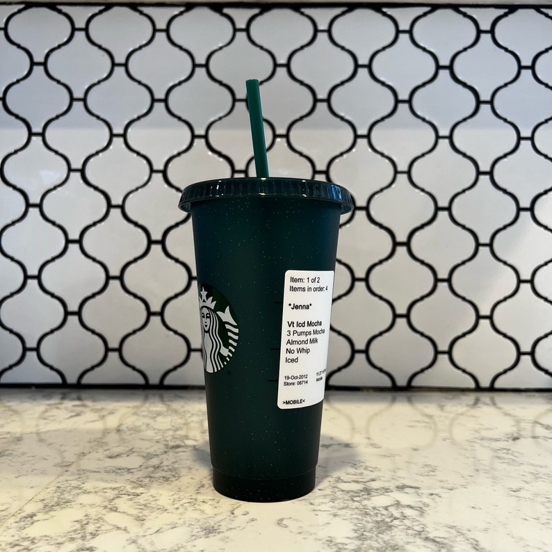 Customizable Starbucks Drink Sticker - Etsy