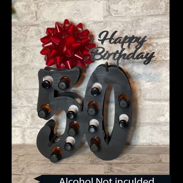 50th Birthday Shot Stand - Etsy