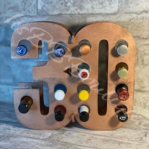 30th Birthday Shot Stand, 30th Birthday Gift, Mini Liquor Bottle Stand ...