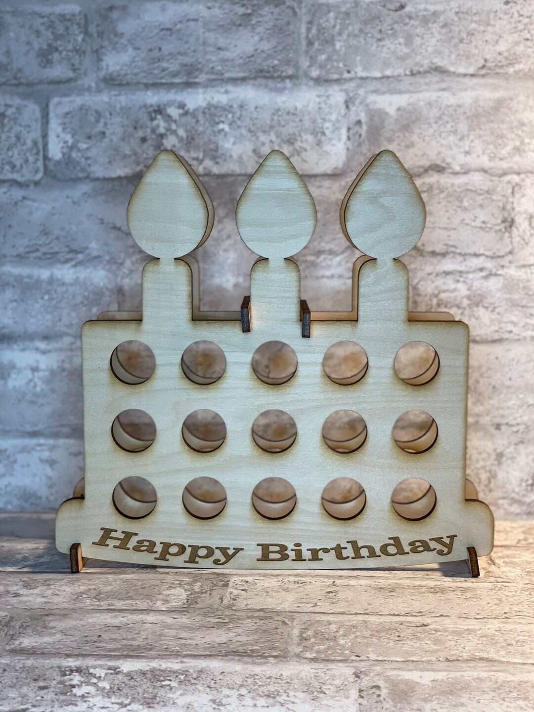 Birthday Cake Shot Stand, 21st Birthday Gift, Mini Liquor Bottle Stand ...