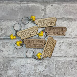 5 Certified Ducker Keychains // 5 Certified Ducker Keychains& Ducks ...