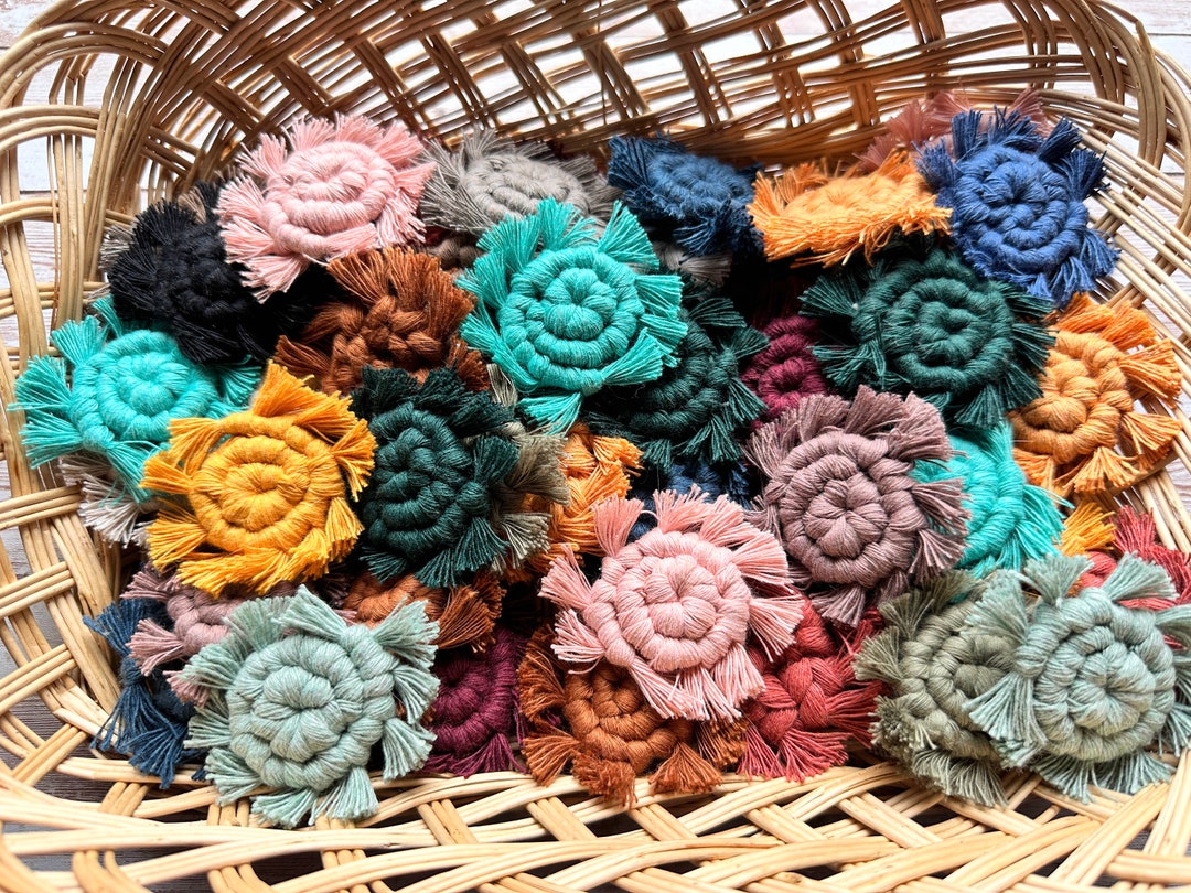 Macrame Magnet, Boho Home Decor, Fridge Magnet, Boho Gift Idea, Magnet ...