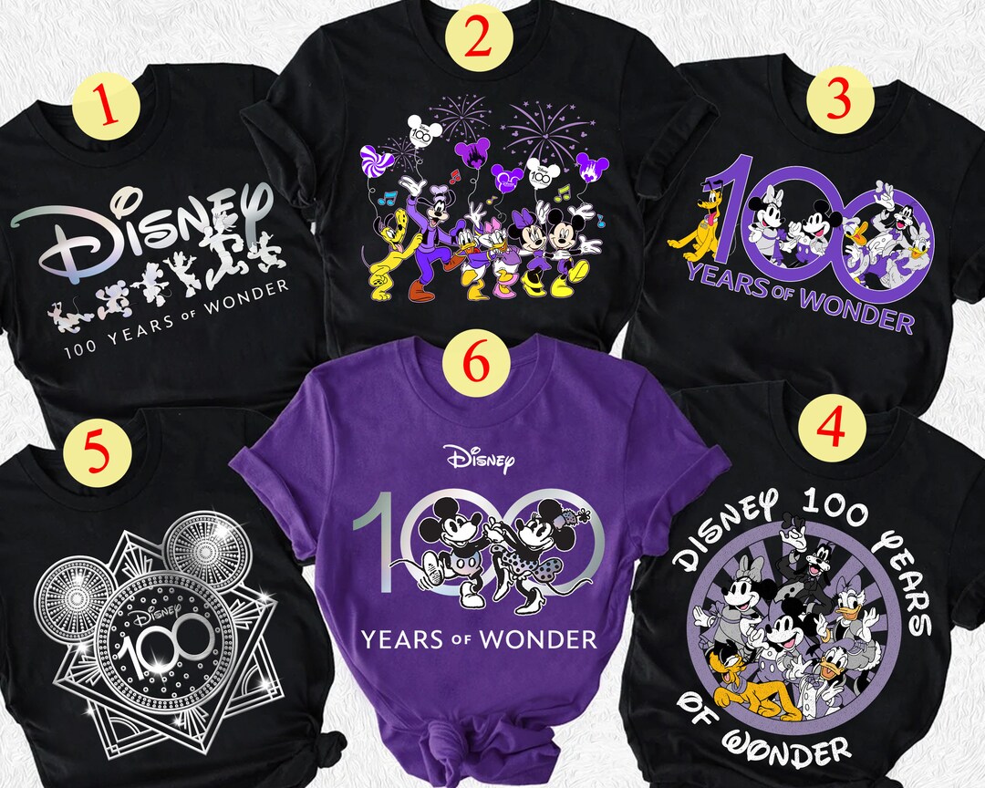 Mickey Mouse and Friends Disney 100 Years of Wonder Shirt, Disneyland ...