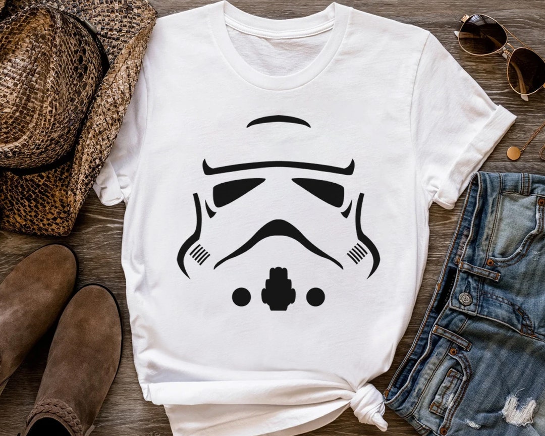 Star Wars Stormtrooper Big Face Costume Cosplay Party Shirt, Galaxy's ...