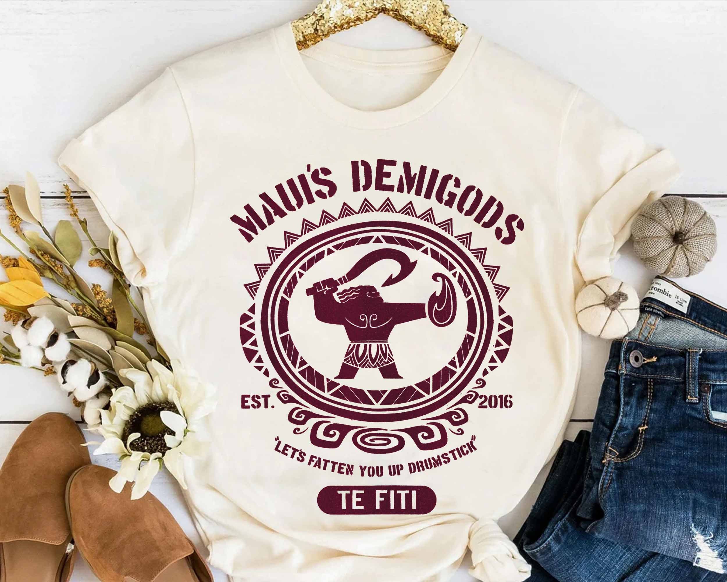 Disney Moana Maui's Demigods Artsy Circle Portrait Retro - Etsy