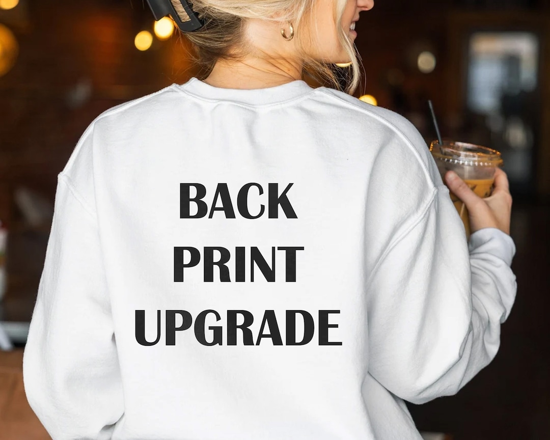 Back Print, V Neck, Add Custom Name, Custom Logo, Custom Text on the ...