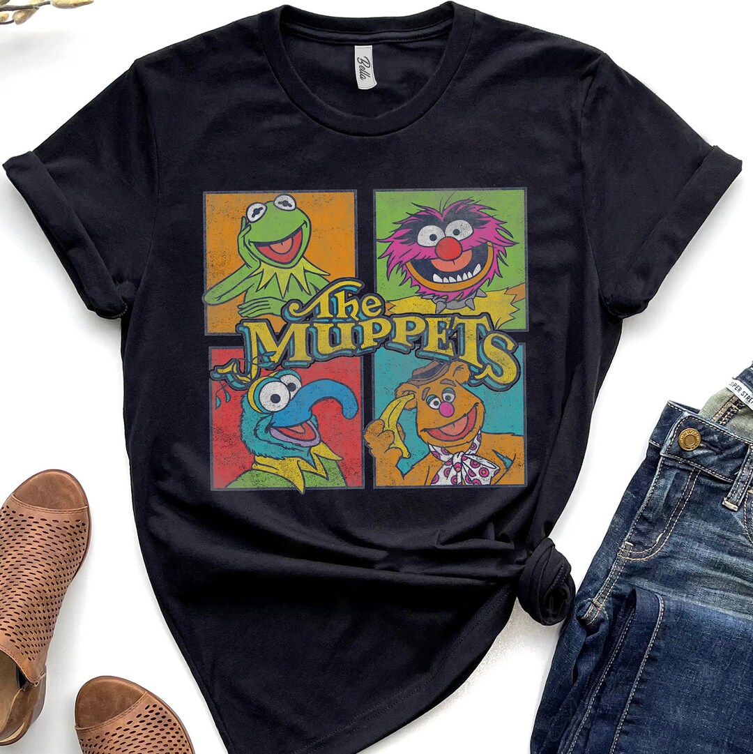 Disney Muppets Group Shot Box up T-shirt Unisex Adult T-shirt Kid Shirt ...