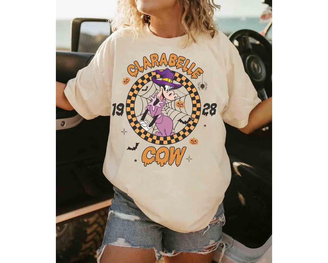 Disney Clarabelle Cow 1928 Halloween Shirt, Mickey's Not so Scary Party ...