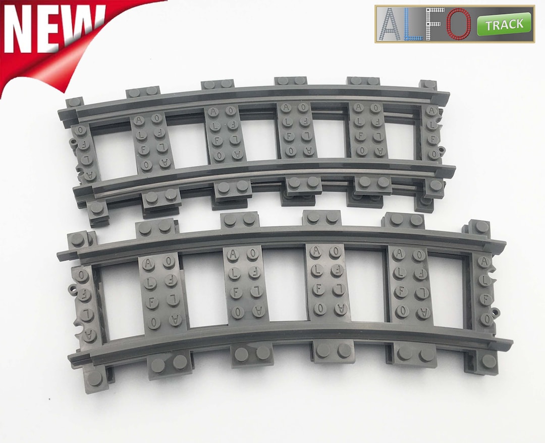 ALFO Track 16 Large Curvature Rails 52 Studs/studs for LEGO - Etsy