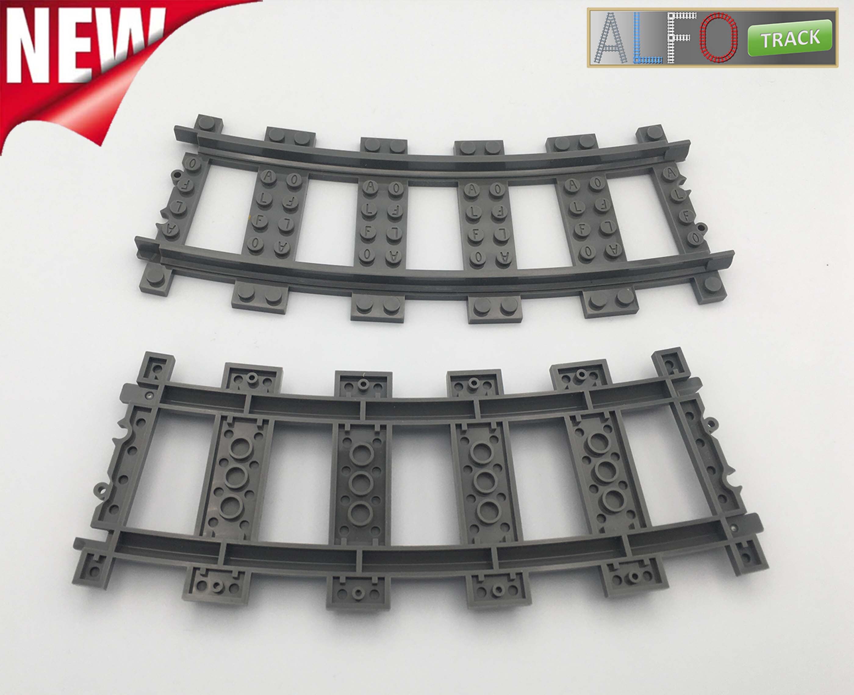 ALFO Track 16 Large Curvature Rails 52 Studs/studs for LEGO - Etsy