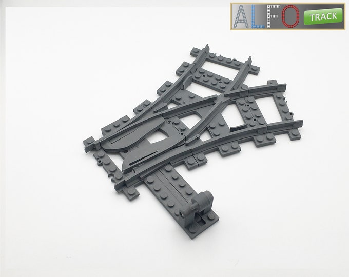 ALFO Track - 2-1Y Switch + Rails for LEGO CITY Train - 3D Printed ...