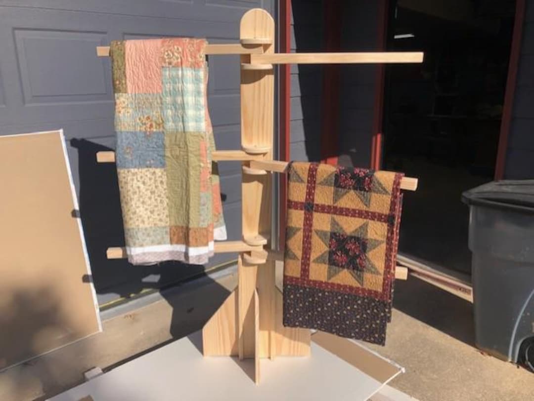 Freestanding Multiple Arm Quilt Rack - Etsy
