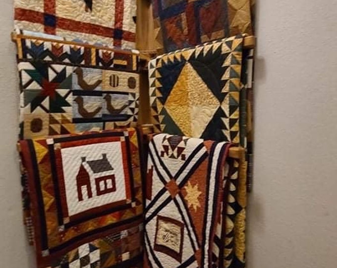 Wall Hanging Quilt Rack - Etsy