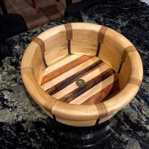 Exotic Wood Display Bowl - Etsy