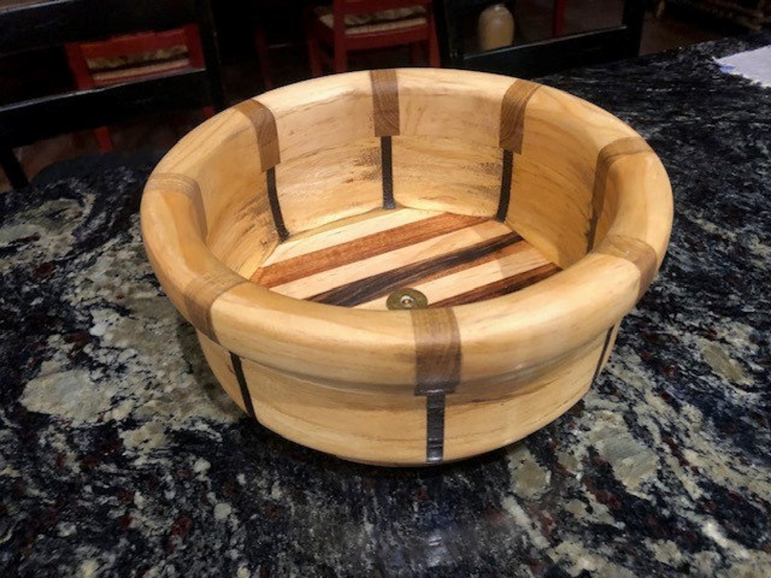 Exotic Wood Display Bowl - Etsy