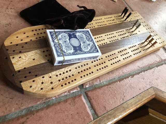 Large Cribbage Board - Etsy