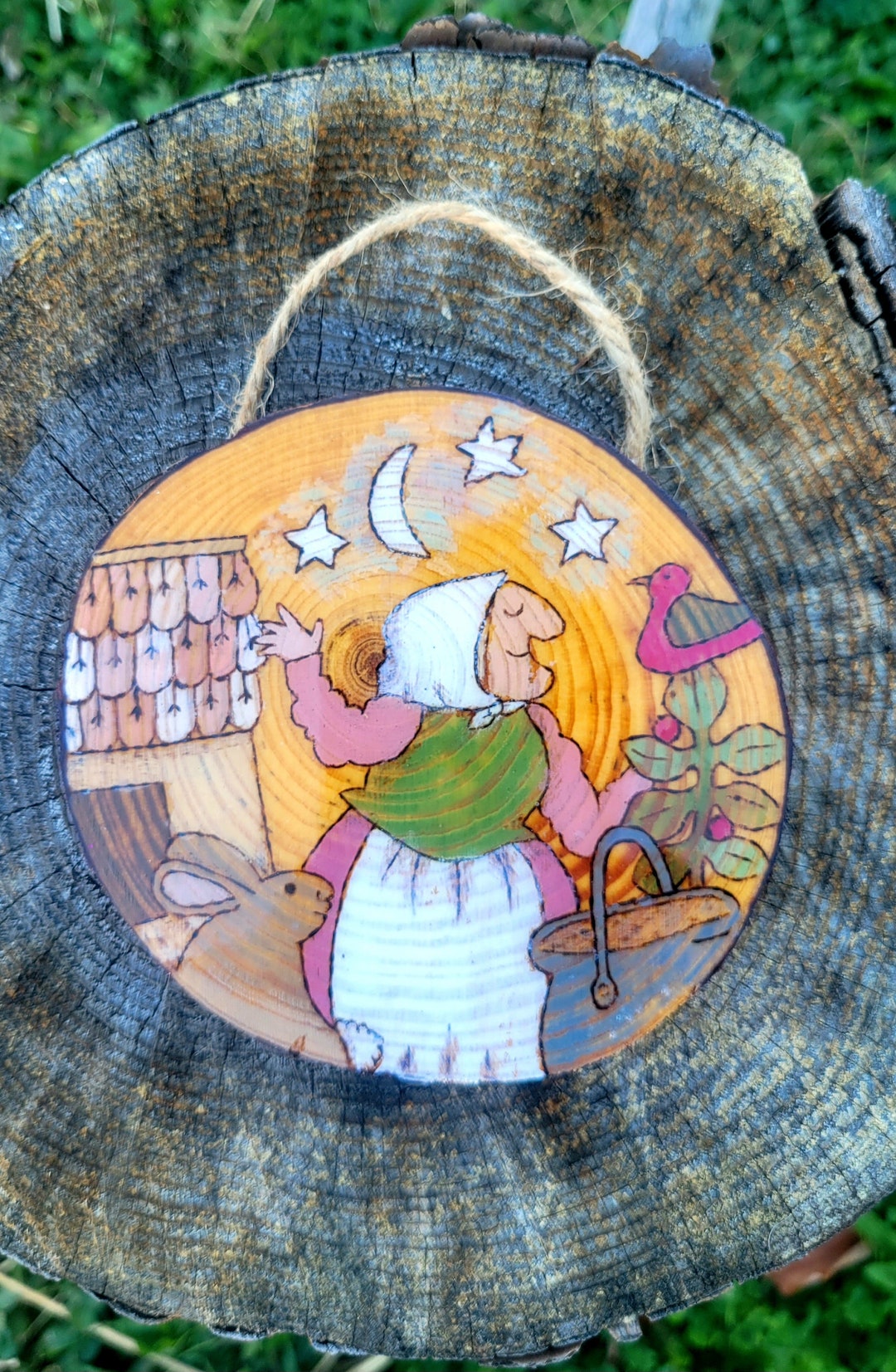 Strega Nona Grandma Witch Potion Magic Moon and Stars Spell - Etsy