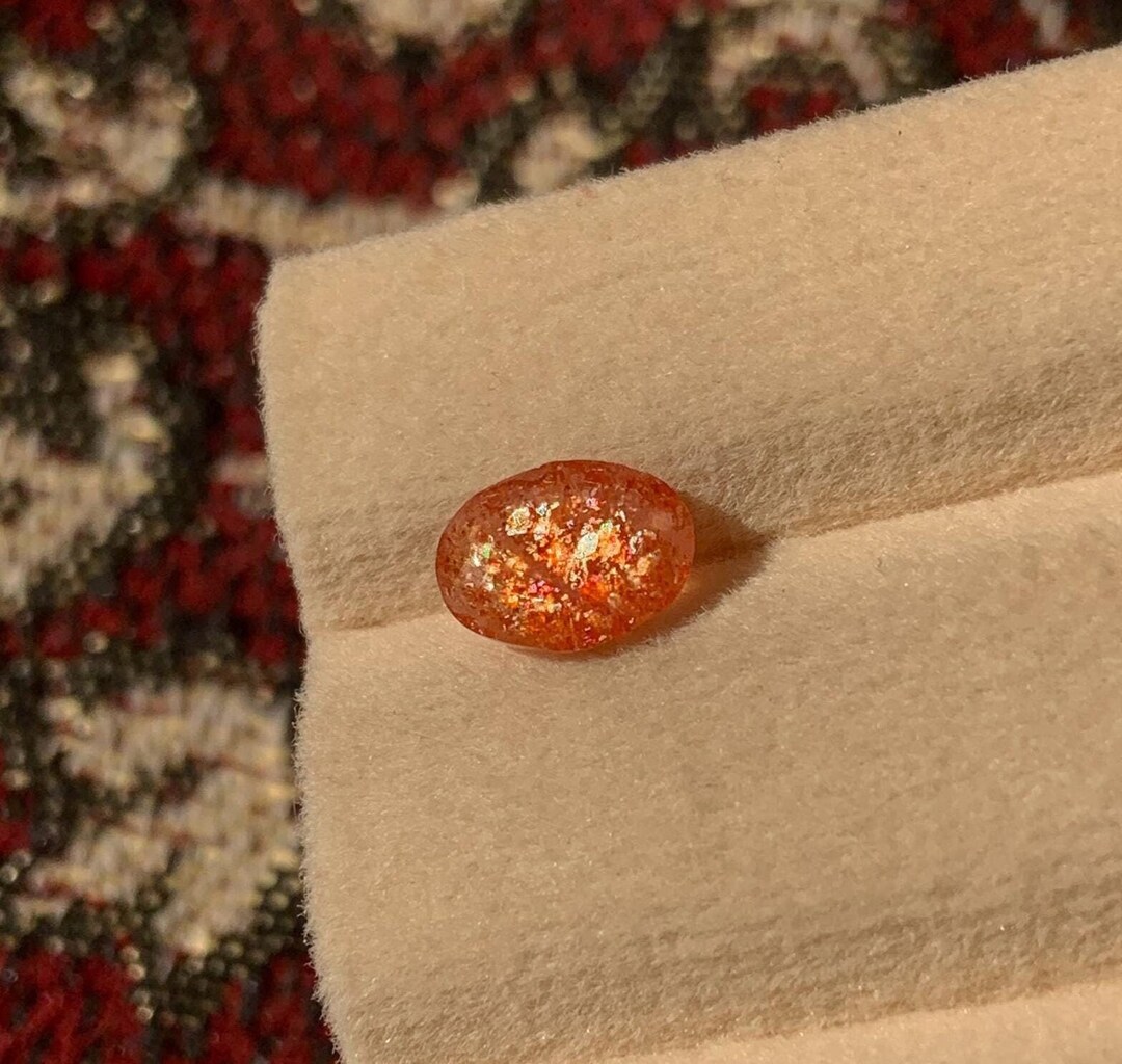 Natural Oragon Sunstone Loose Oval Shape, Ring Size Cut Stone, Oregon ...
