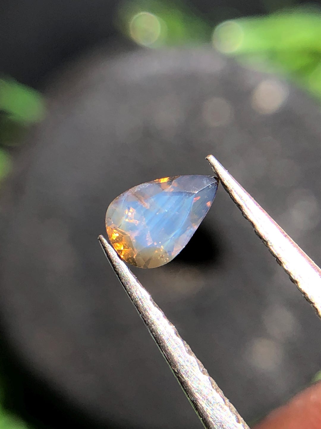Rare Sky Blue Sheen Chrysoberyl Pear 0.40ct | 5.6x3.6mm VSI Clarity ...