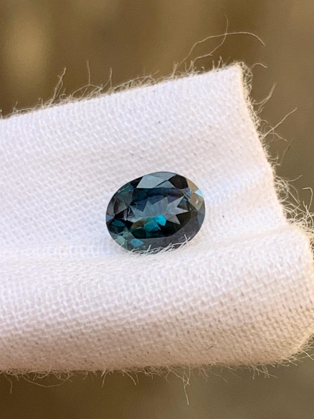 Natural Teal Bi-color Spinel • Oval Cut • Neon Blue Cobalt Spinel ...