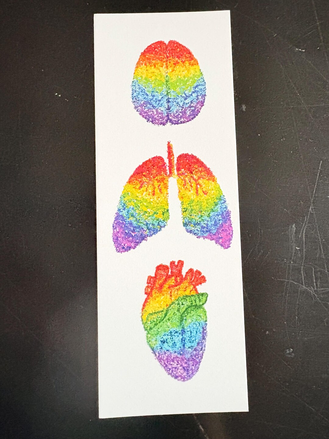 Rainbow Organs Bookmark - Etsy