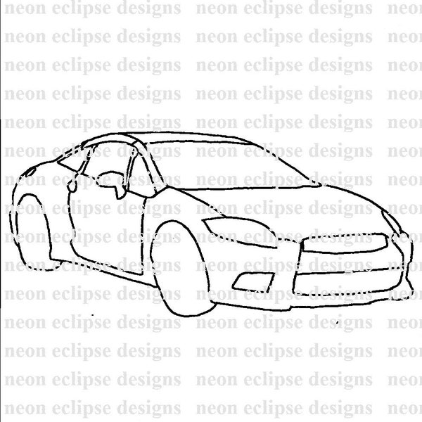 Mitsubishi Eclipse Car Svg - Etsy Denmark