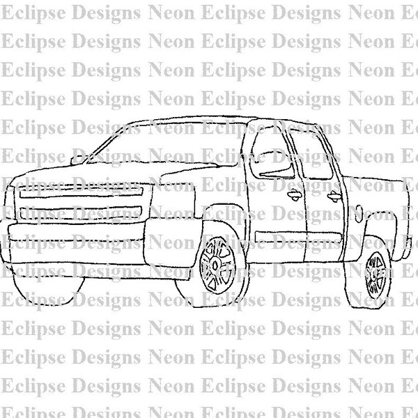 Chevy Outline Svg - Etsy