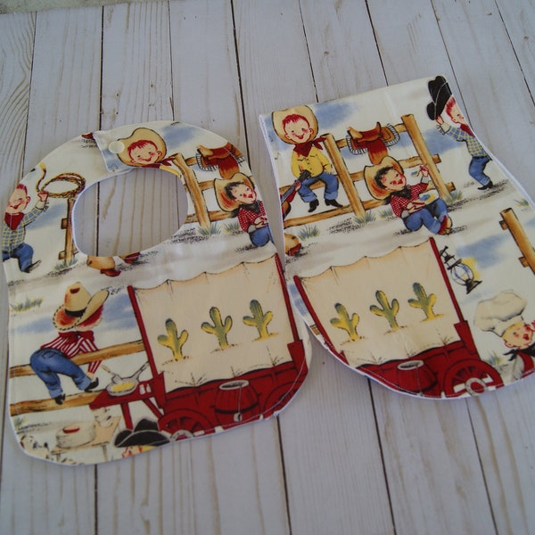 Cowboy Bib - Etsy