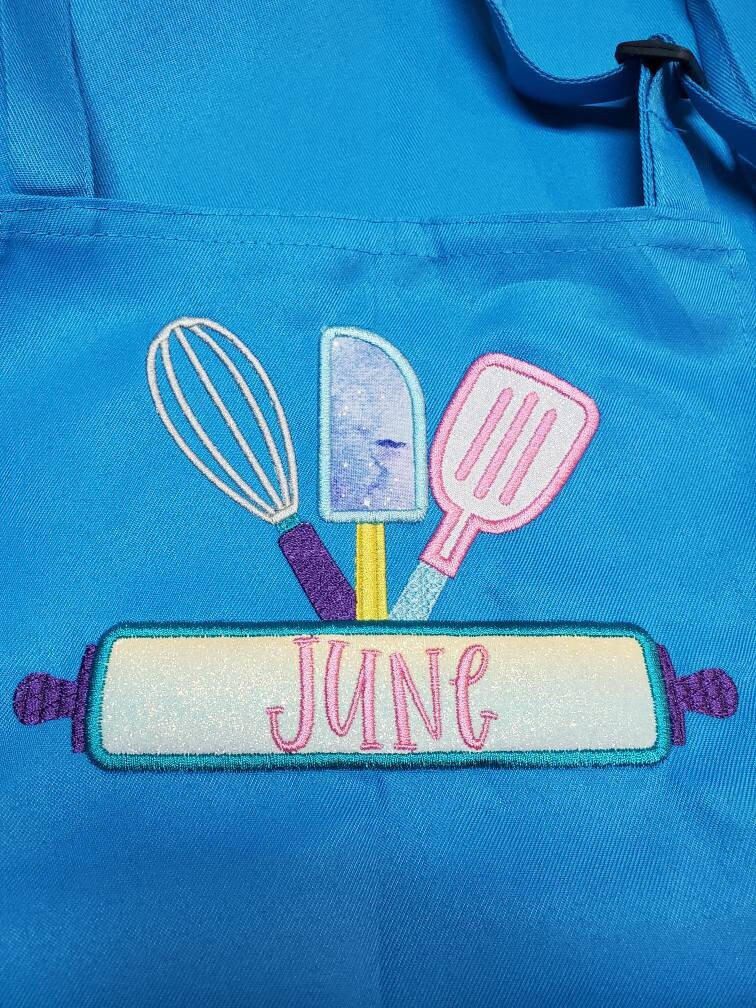 Personalized Kids Aprons/embroidered Kids Aprons/chef Aprons - Etsy