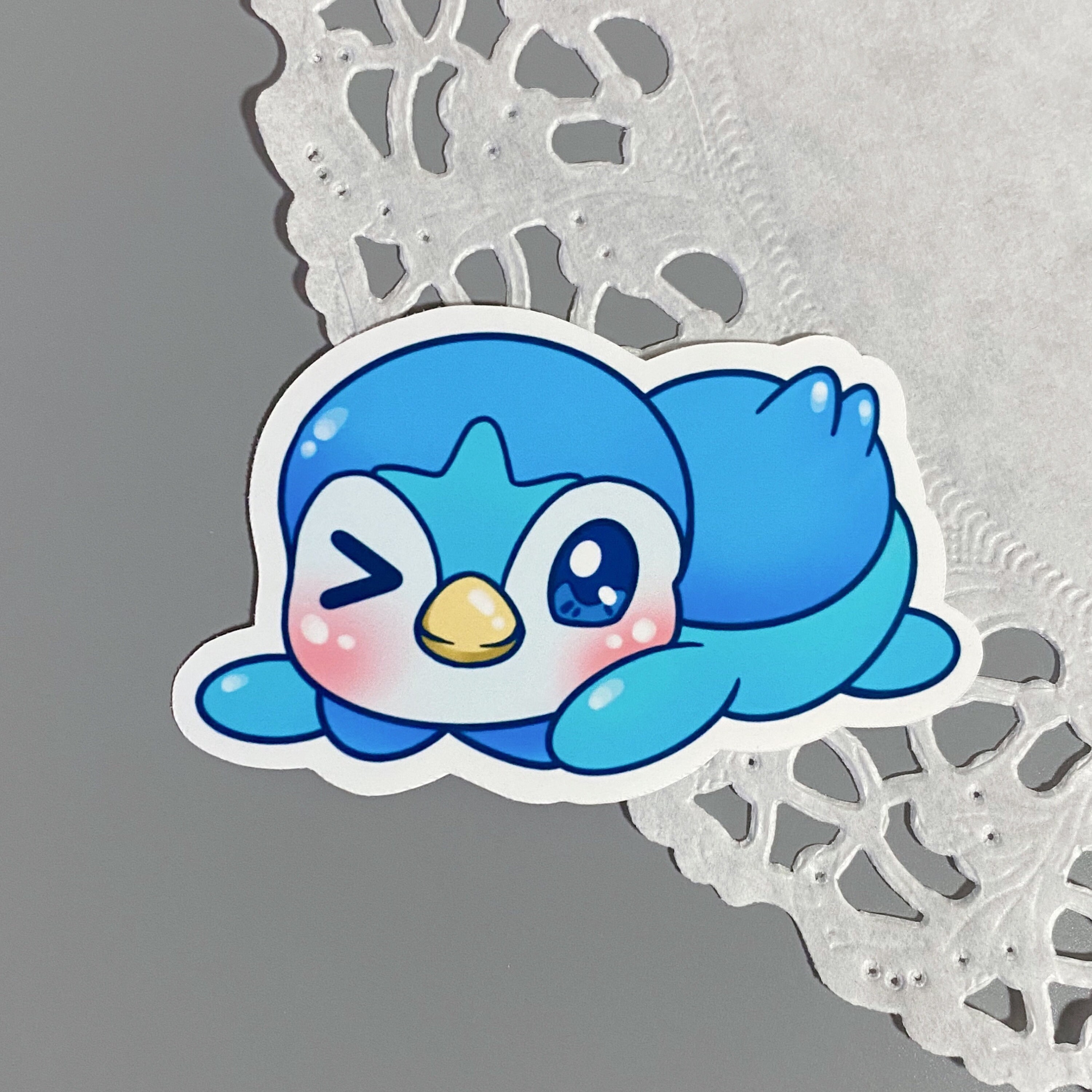 PKMN Piplup Stickers | Etsy
