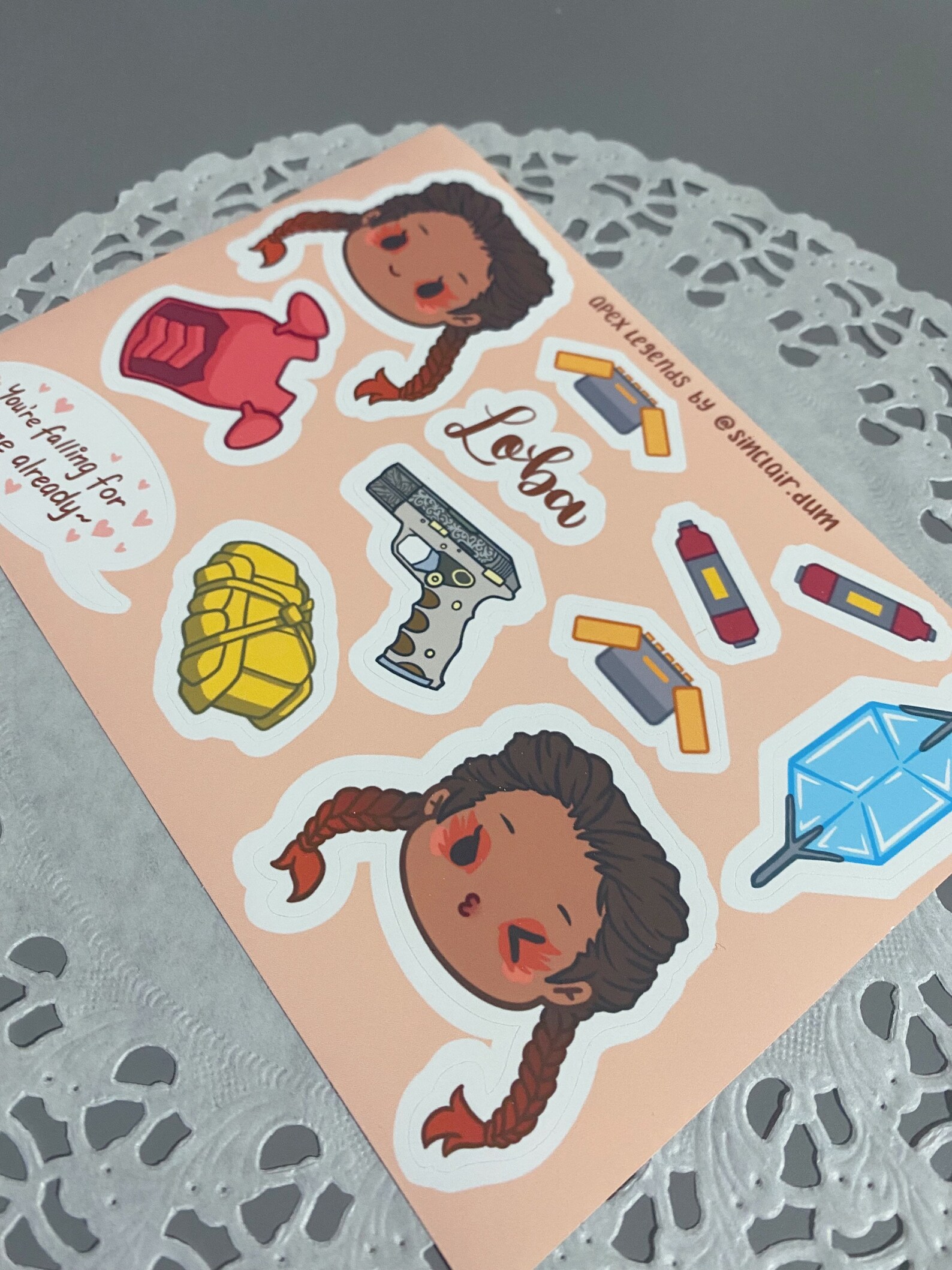 Apex Legends Loba Sticker Sheet | Etsy