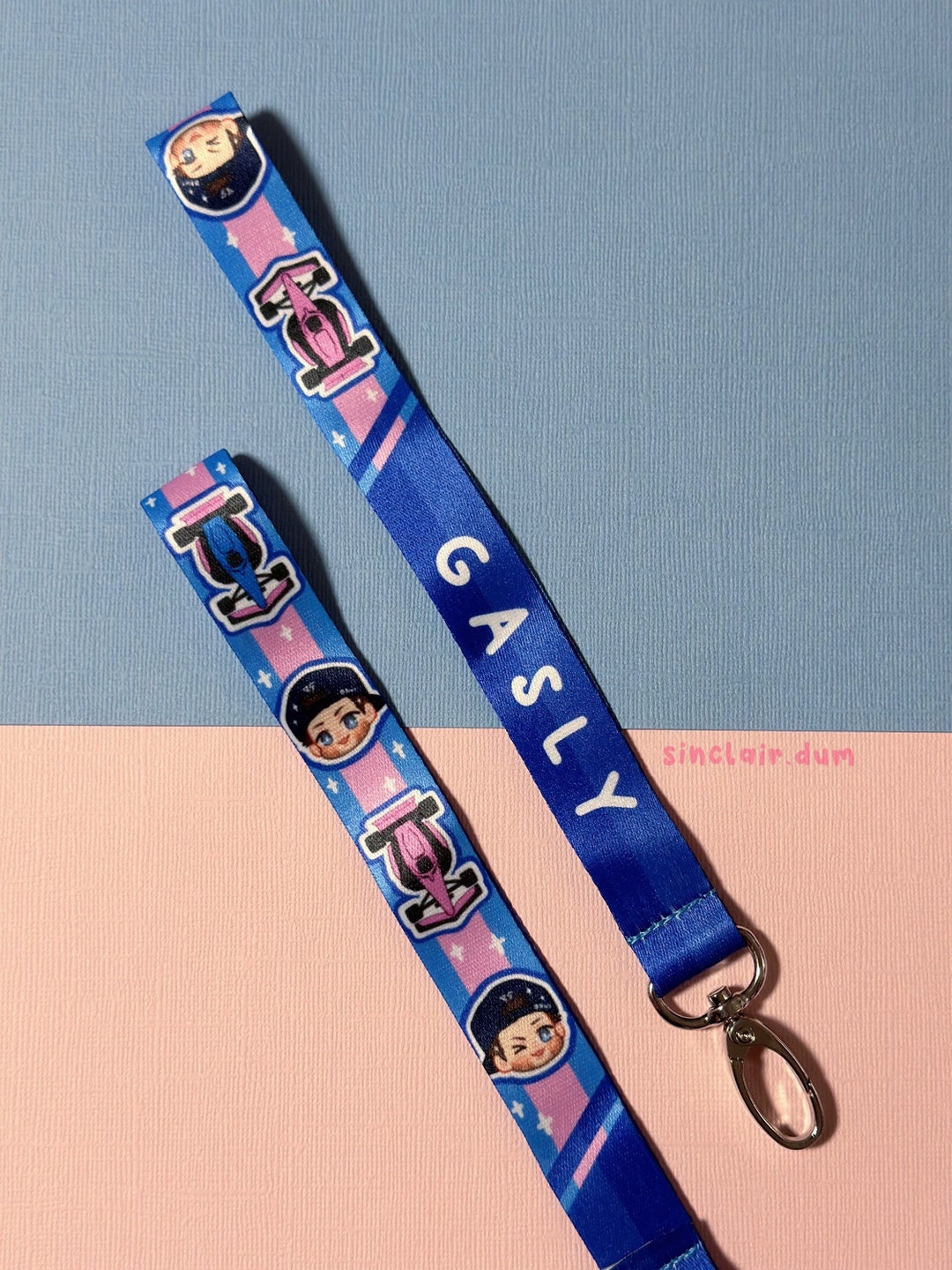 F1 Pierre Gasly Cute Mini Lanyard Wrist Strap - Etsy