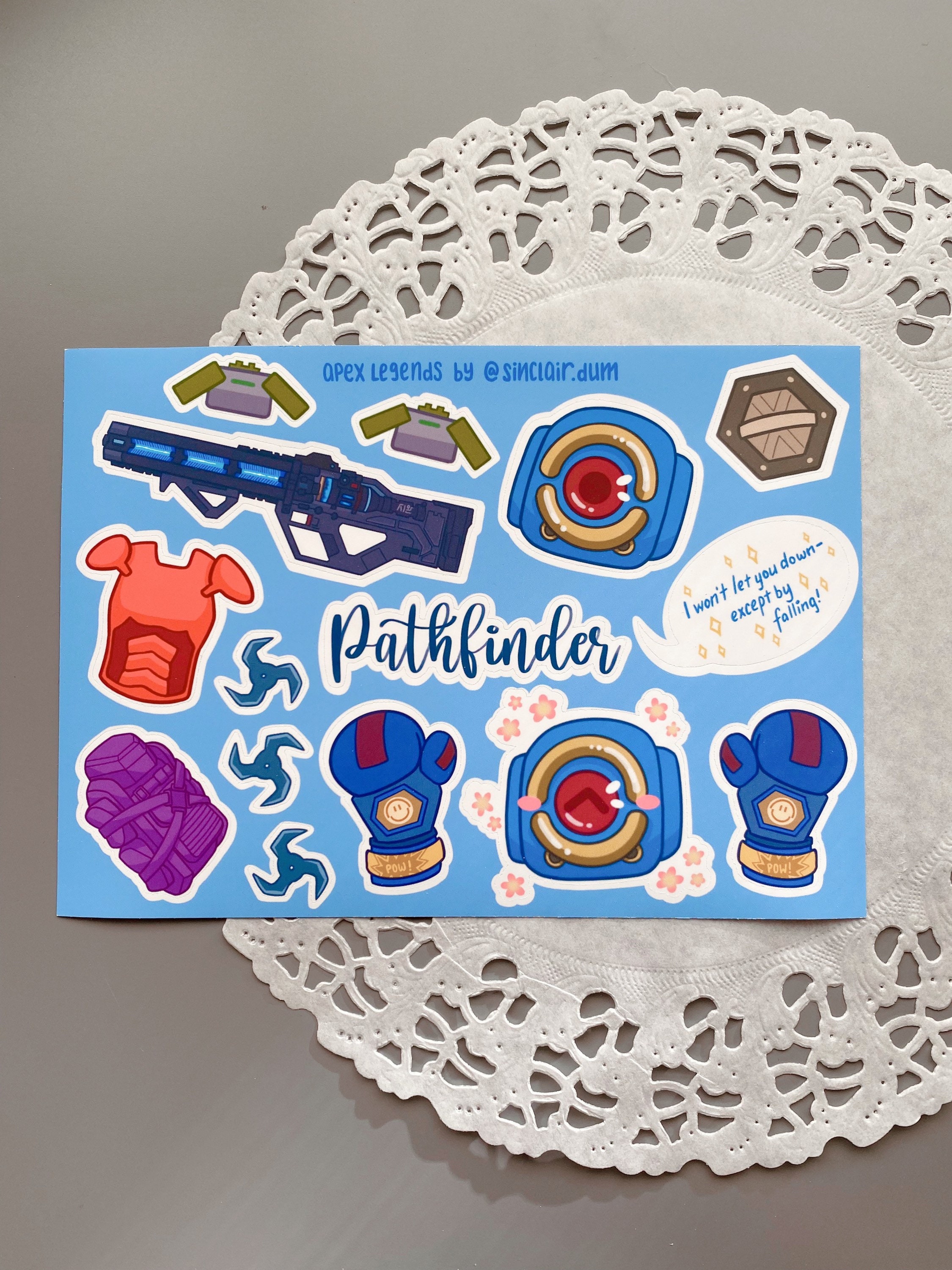 Apex Legends Pathfinder Sticker Sheet - Etsy