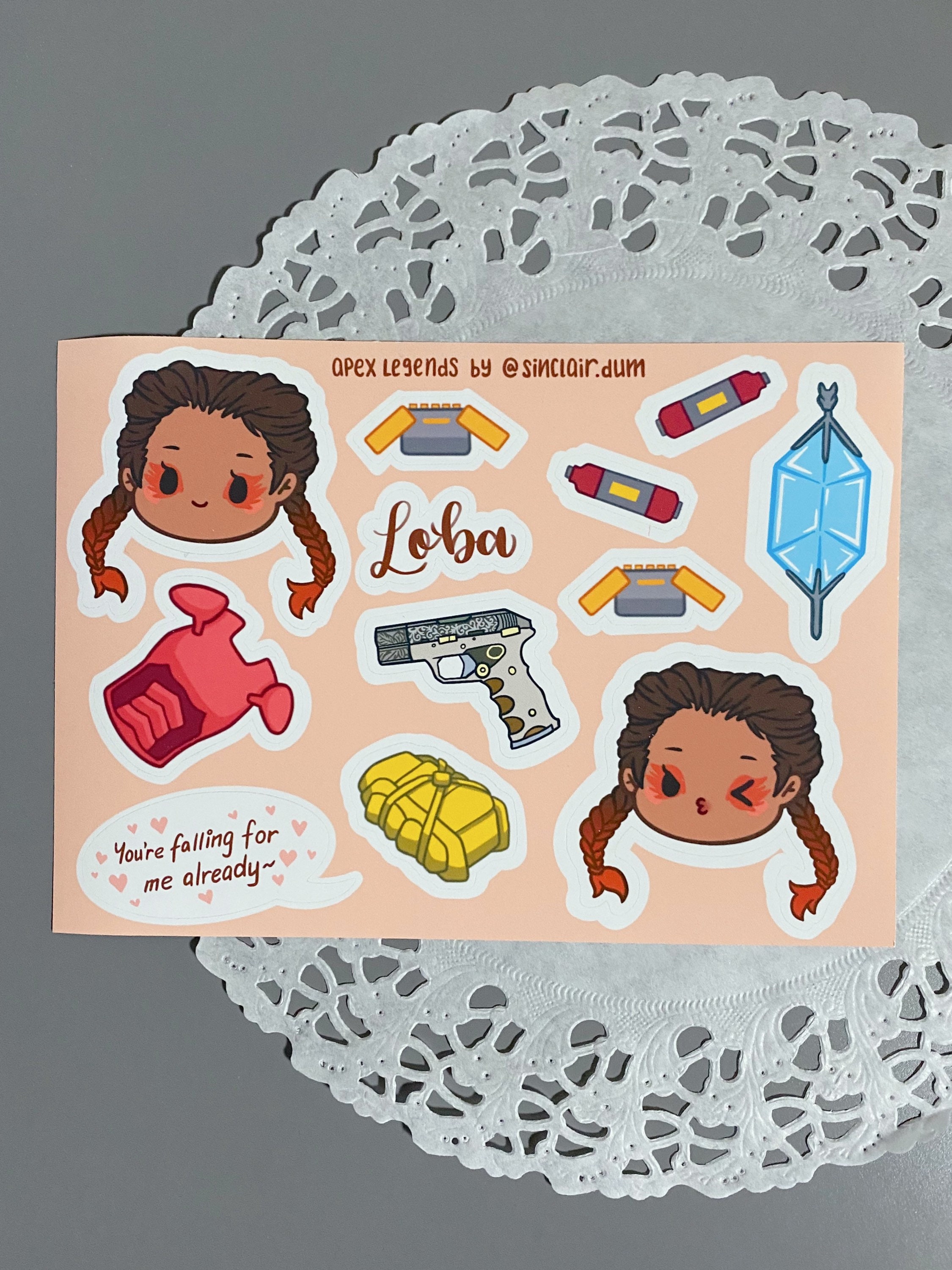 Apex Legends Loba Sticker Sheet | Etsy