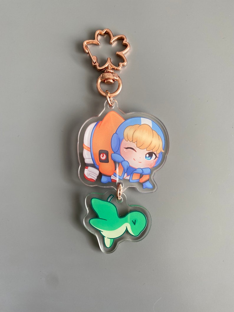 Apex Legends Wattson and Nessie Keychain - Etsy