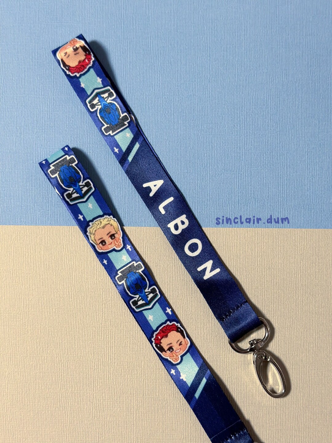 F1 Alex Albon Cute Mini Lanyard Wrist Strap - Etsy