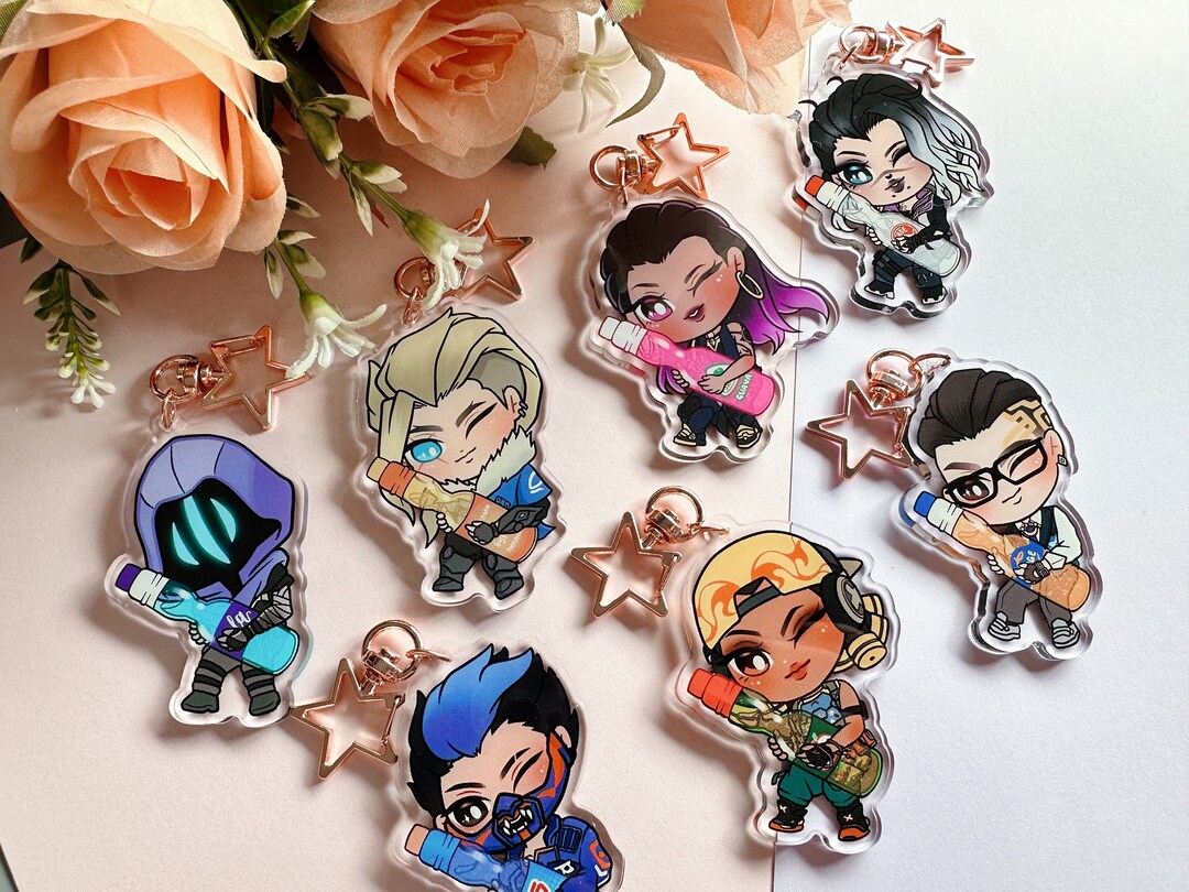 Valorant Agent Clear Acrylic Keychains Series 2 - Etsy Canada