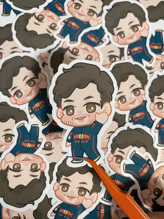 F1 Sergio 'checo' Perez Cute Vinyl Sticker | Etsy