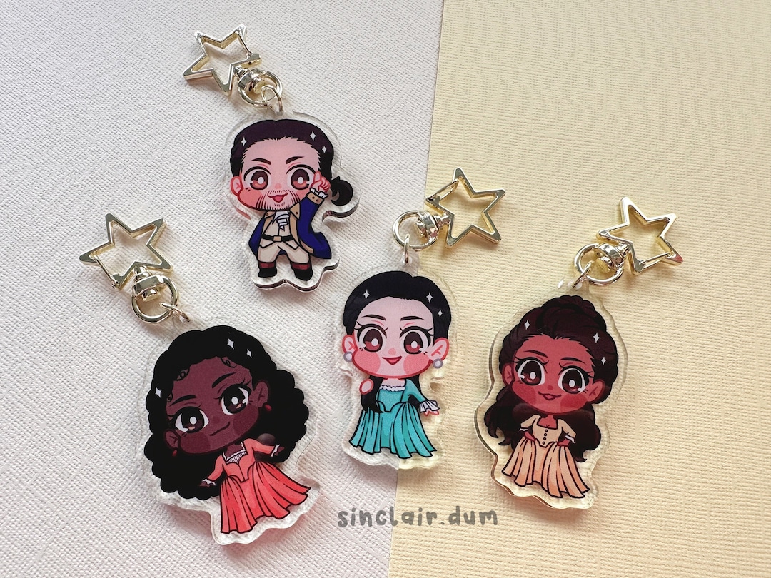 Hamilton Clear Double-sided Acrylic Keychains 6cm - Etsy