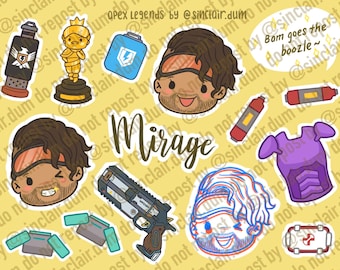 Mirage Car Decals - Etsy UK